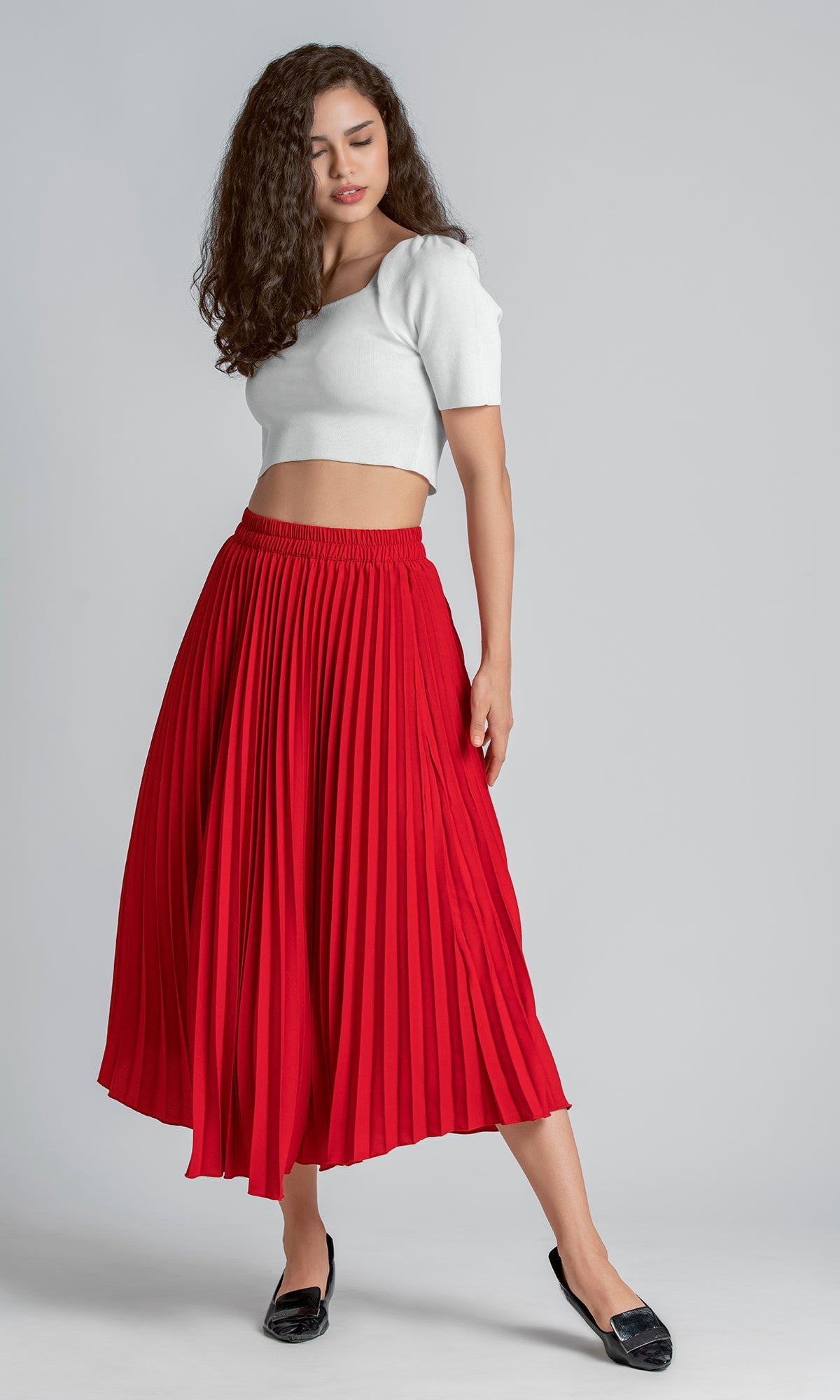 Accordion Pleats Skirts